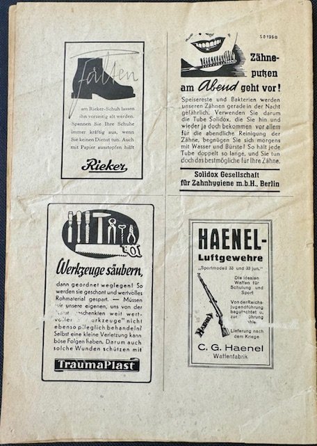 Der Pimpf Januar/Februar 1944 Folge 1/2 #17593 | Product | Military ...