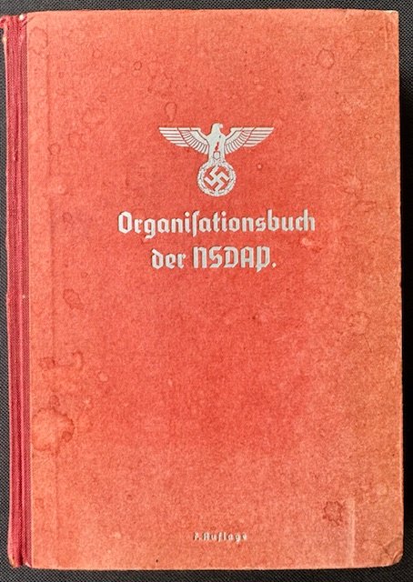 Organisationsbuch der NSDAP 1943 #17895 | Product | Military Collectibles