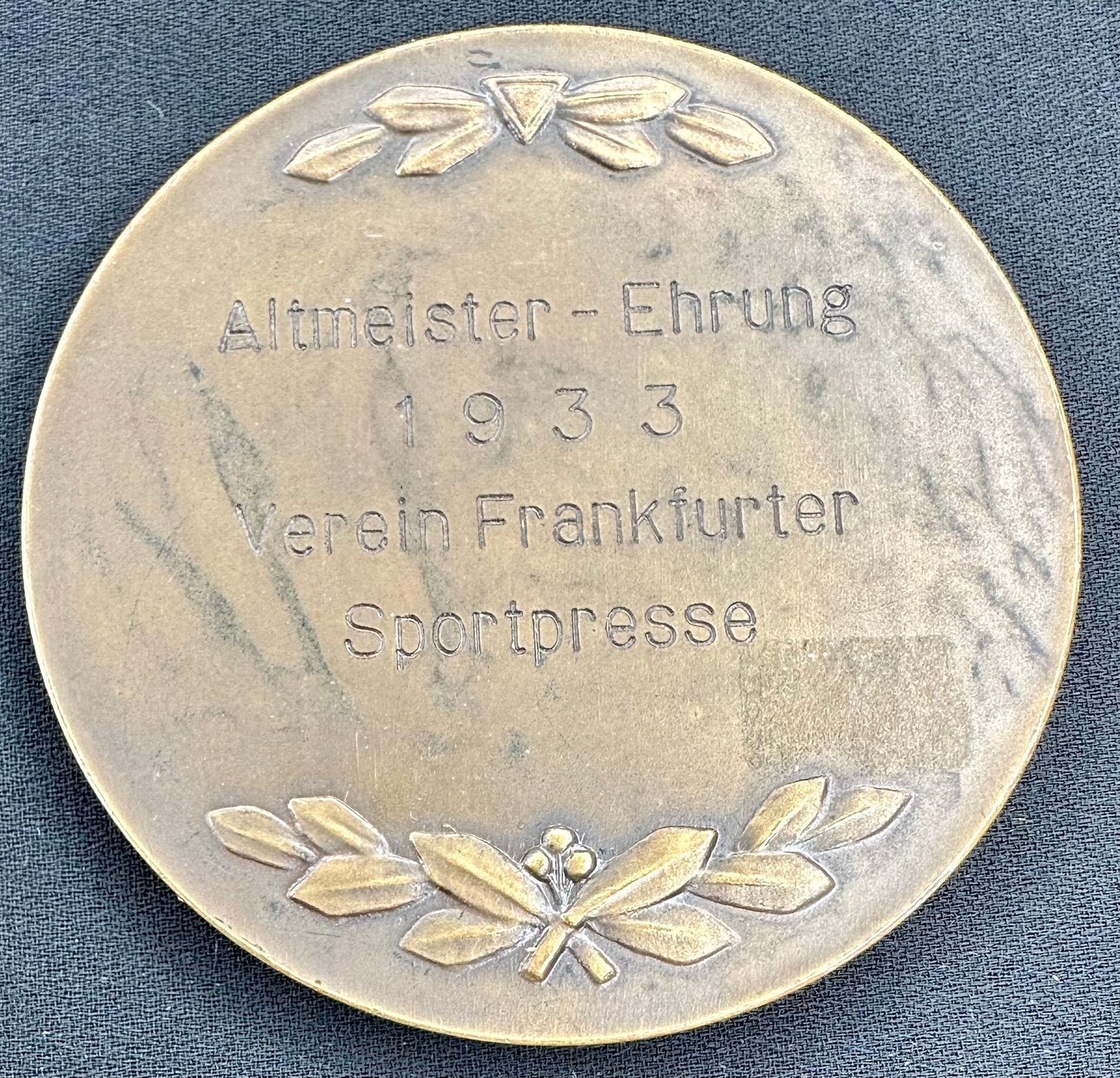 Adolf Hitler Sports Prize Medallion #16820 | Product | Military ...