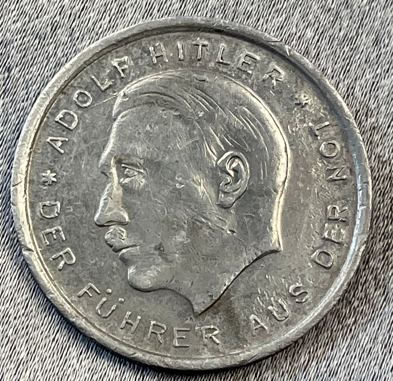 Adolf Hitler Düsseldorf Token #15819 | Product | Military Collectibles